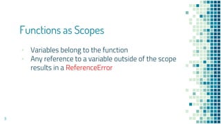 Scope and closures | PPT