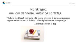 Sakprosa i skolen | PPTX