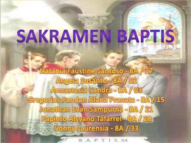 Sakramen Baptis | PPTX