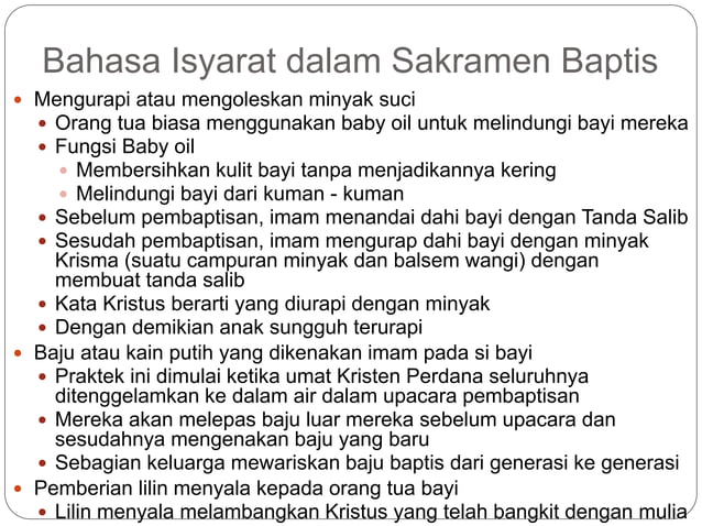 Sakramen Baptis | PPTX