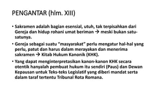 Sakramen Inisiasi Menurut KHK | PPTX