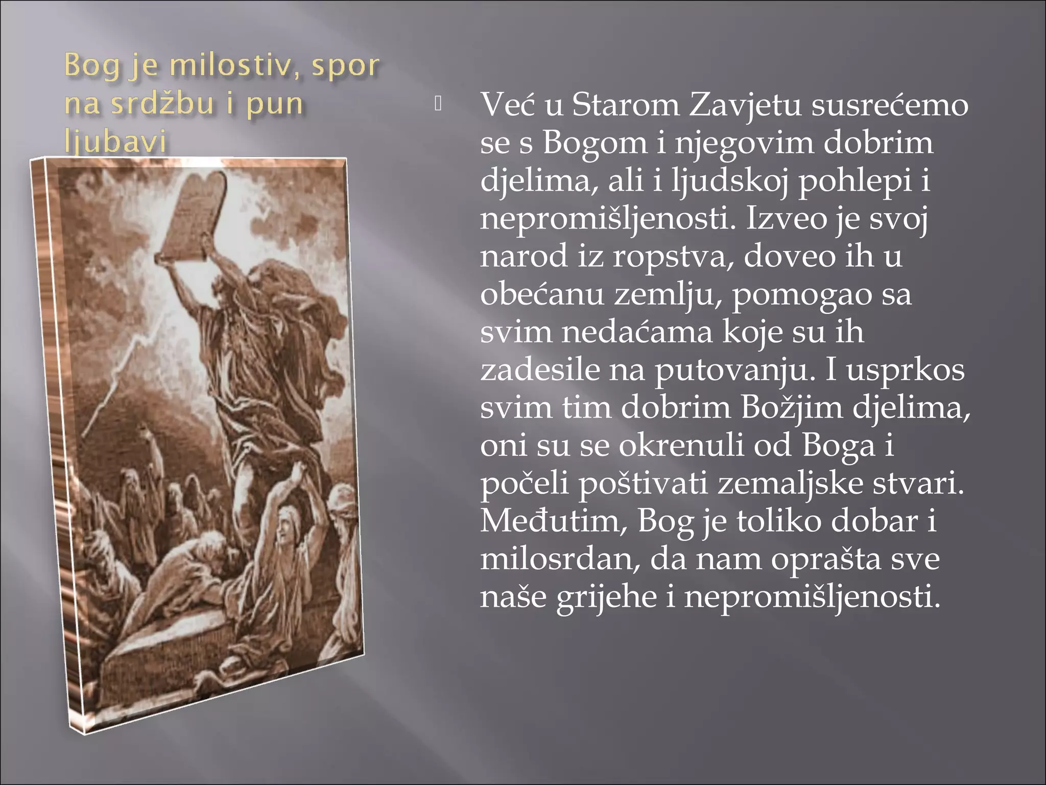 Sakramentalno iskustvo milosrdnoga Boga | PPT