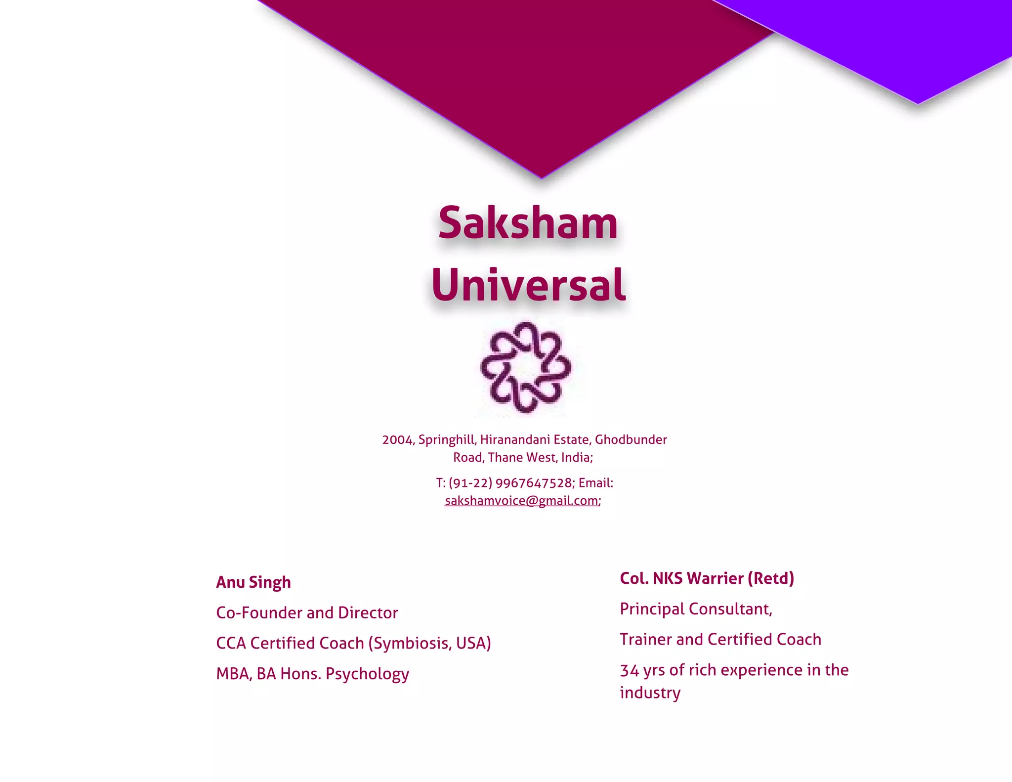 Saksham brochure revisited (2) | PDF