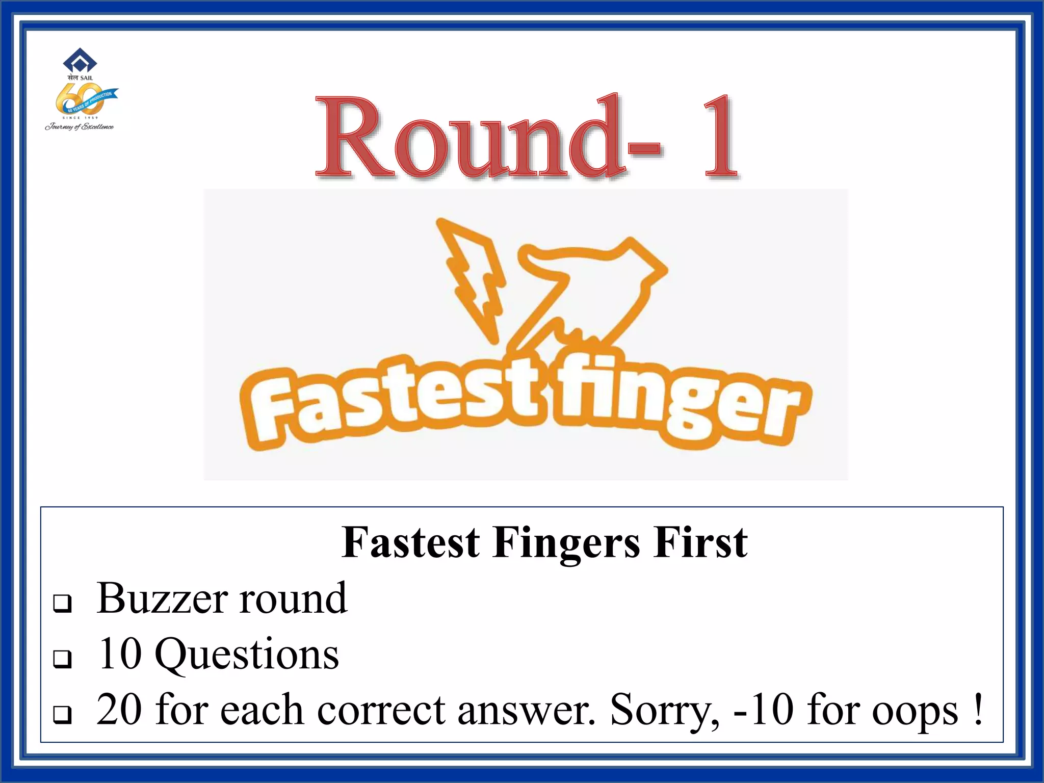 Saksham Business Quiz 2020 _Finals | PPTX