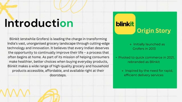 Blinkit: Revolutionizing the On-Demand Grocery Delivery Service.pptx | Retail Industry | Industries