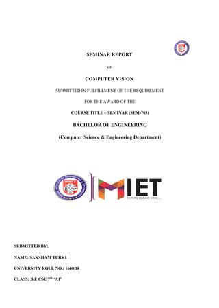 Saksham seminar report | PDF