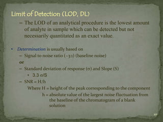 validation and calibration of HPLC | PPTX