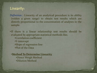 validation and calibration of HPLC | PPTX
