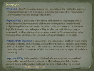 validation and calibration of HPLC | PPTX