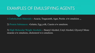 EMULSION AND SUSPENSION | PPTX