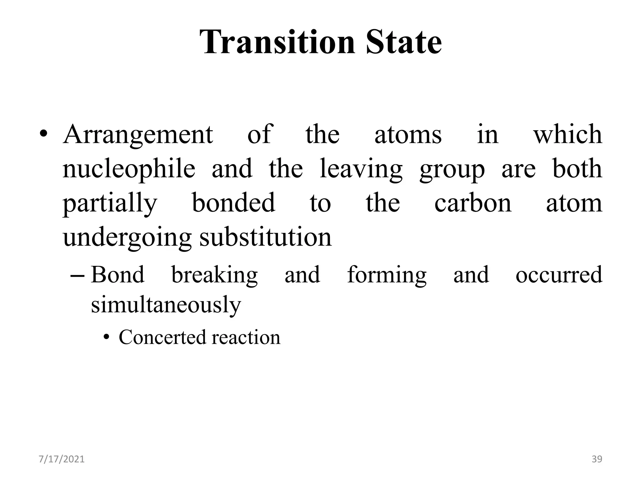 Nucleophilic substitution reactions | PPTX
