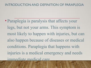 paraplegia Sakshi 4th sem nursing (1).pptx