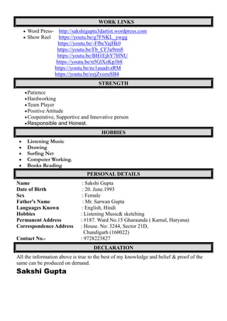 Sakshi gupta | PDF | Computing | Technology & Computing