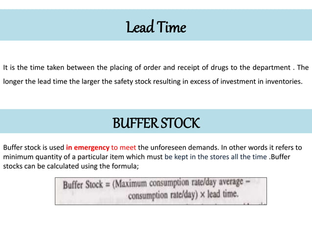 DRUG STORE MANAGEMENT AND INVENTORY CONTROL | PPTX | Pharmaceutical ...