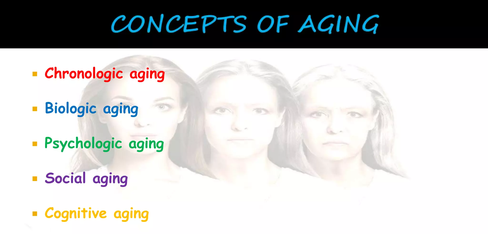 concept of theories of aging ppt | PPTX