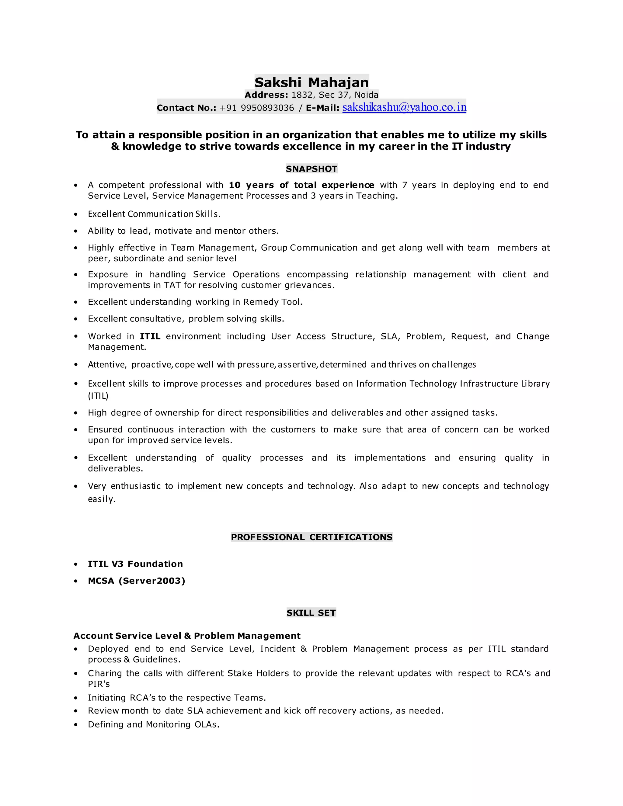 Problem Manager | PDF