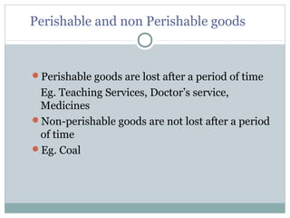 Introduction and type of DEMAND and GOODS. | PPT