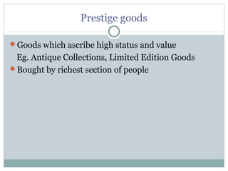 Introduction and type of DEMAND and GOODS. | PPT