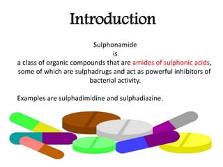 Sulphonamides | PPTX