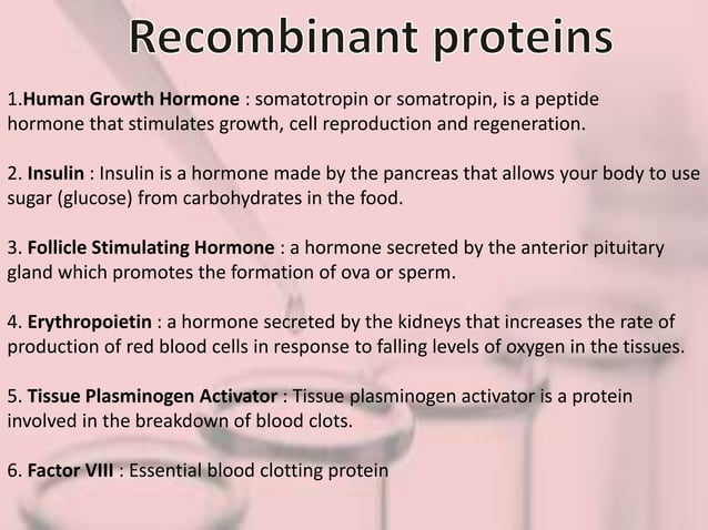 Recombinant protein-Factor VIII | PPTX | Blood Disorders | Diseases and ...