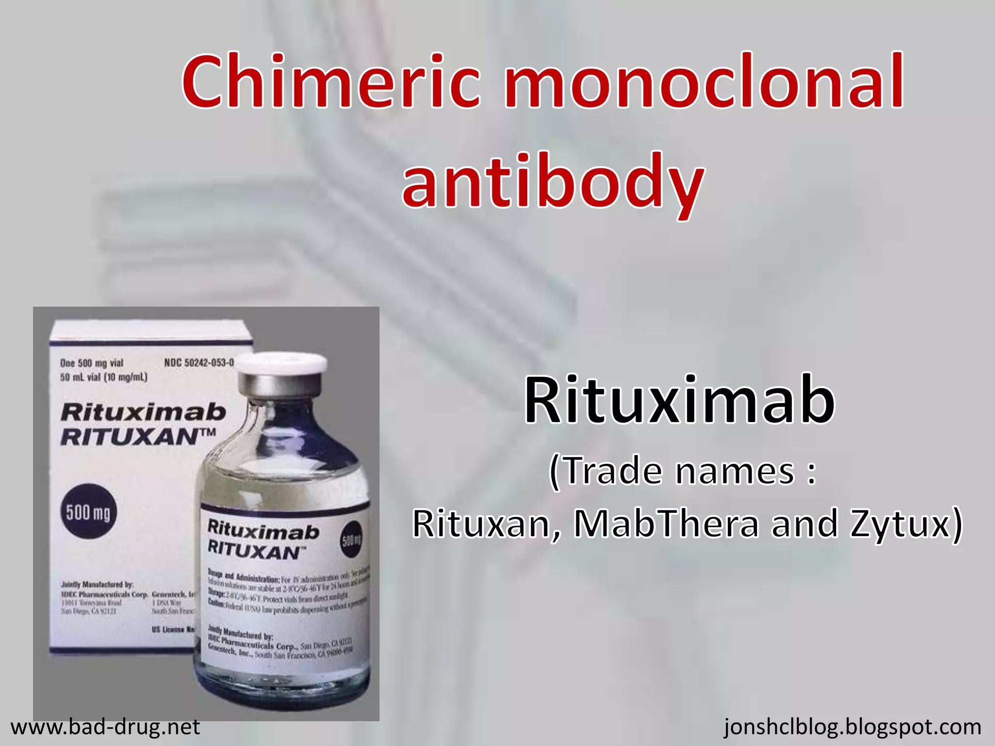 Production of Monoclonal Antibodies and its application : Rituximab | PPTX