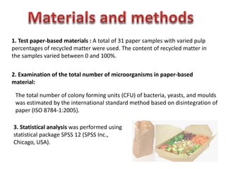 Health issues with food packaging | PPTX | Chemistry | Science