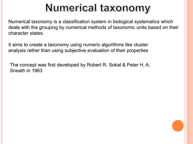 Microbial taxonomy and classification system | PPTX | Biological ...