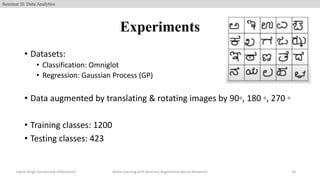 Meta-Learning with Memory Augmented Neural Networks | PDF | Data Storage and Warehousing | Computing
