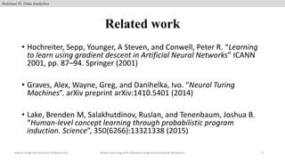Meta-Learning with Memory Augmented Neural Networks | PDF | Data ...