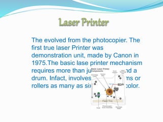 Types of printer | PPTX