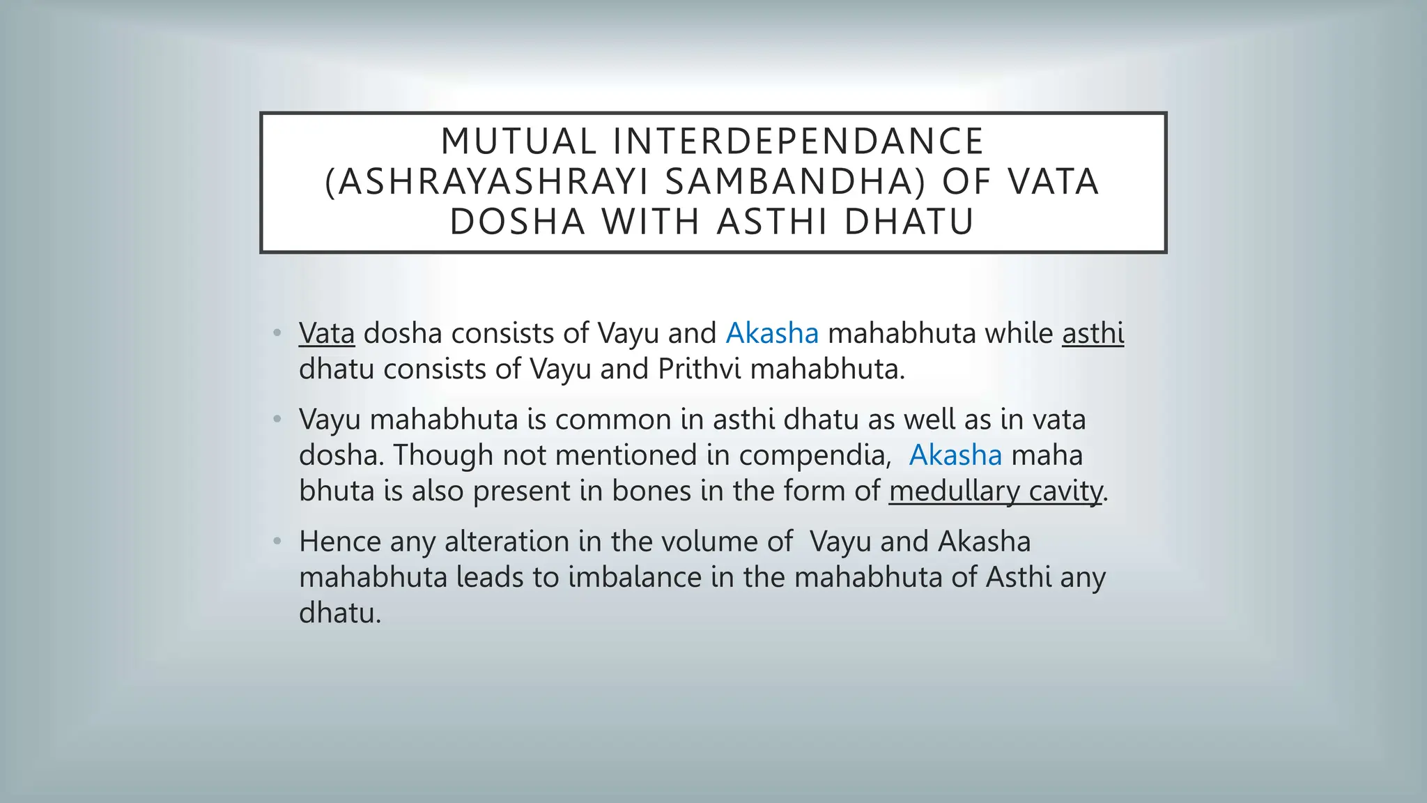 SAKSHI VAIRAGADE - AKASH MAHABHUTA a referential study | PPTX