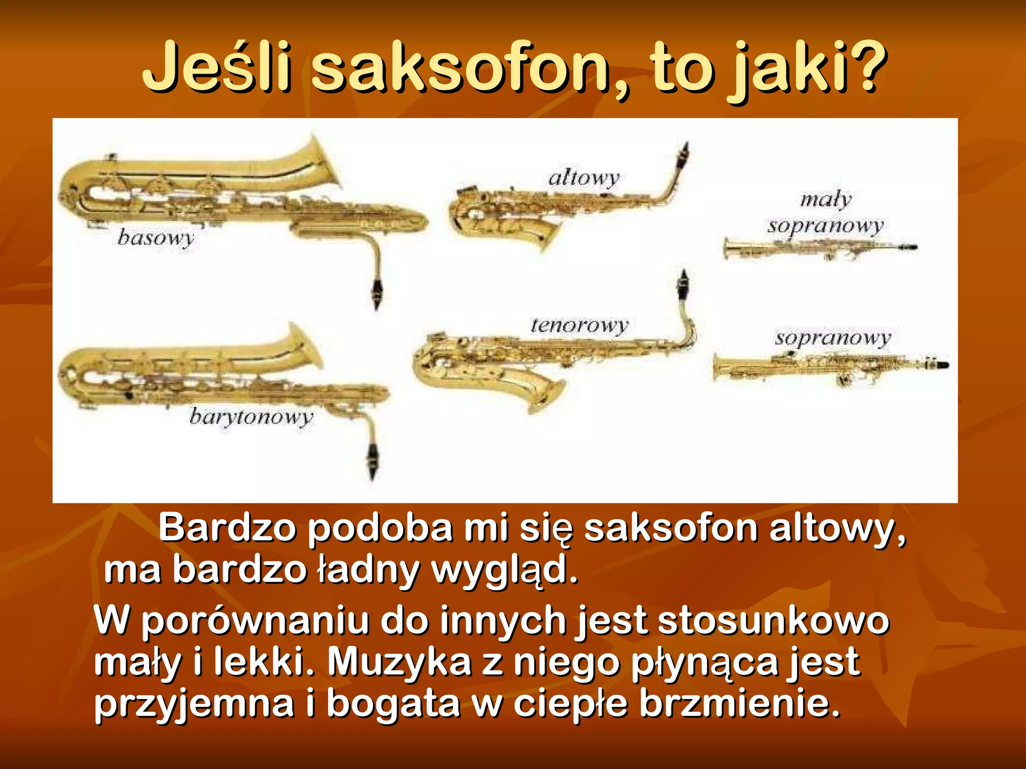 Saksofon | PPT