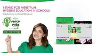 Advertising and Promotion of whisper by Sakthi Sundar | PPTX