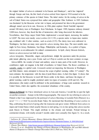 Sakura - Cherry blossom's different interpretation according to socio ...