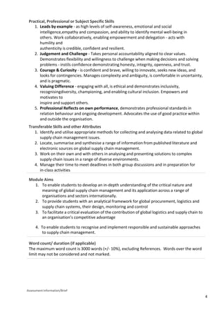 SAL-GSCM-T- assessment brief Assignment | PDF | Free Download
