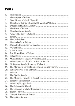 Salaah (prayer) in Islam | PDF
