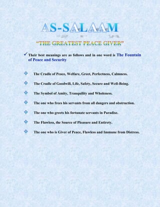 Salaam and its importance in islam | PDF