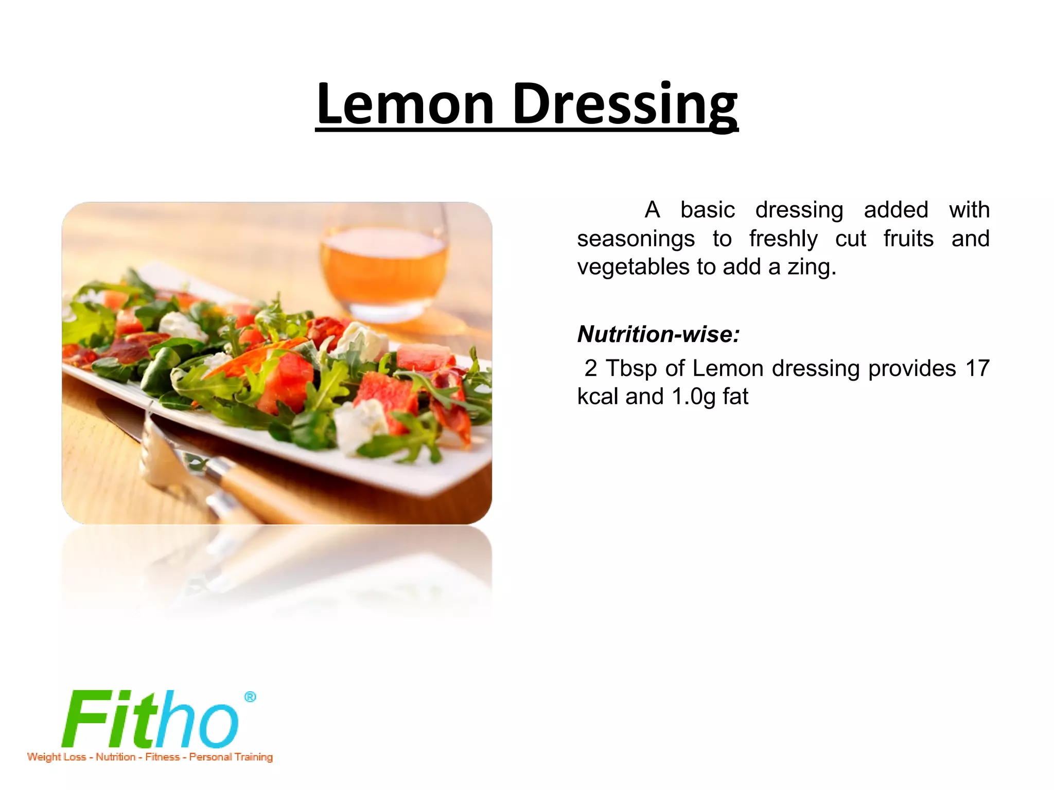 Salad dressings | PPT | Cooking | Food & Drink