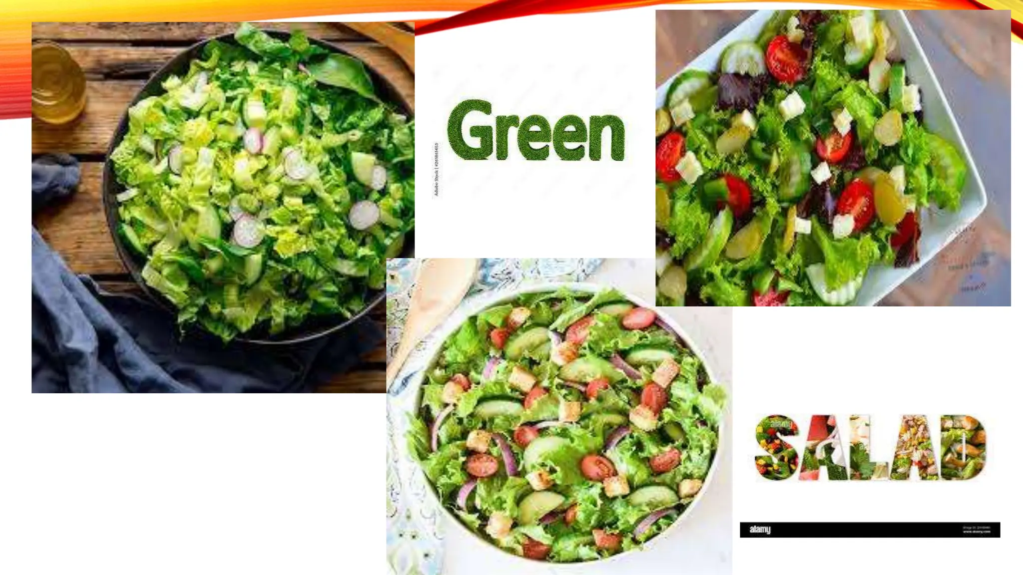 sALAD AND it's Classification according to meal function and according ...