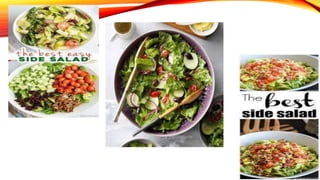 sALAD AND it's Classification according to meal function and according ...