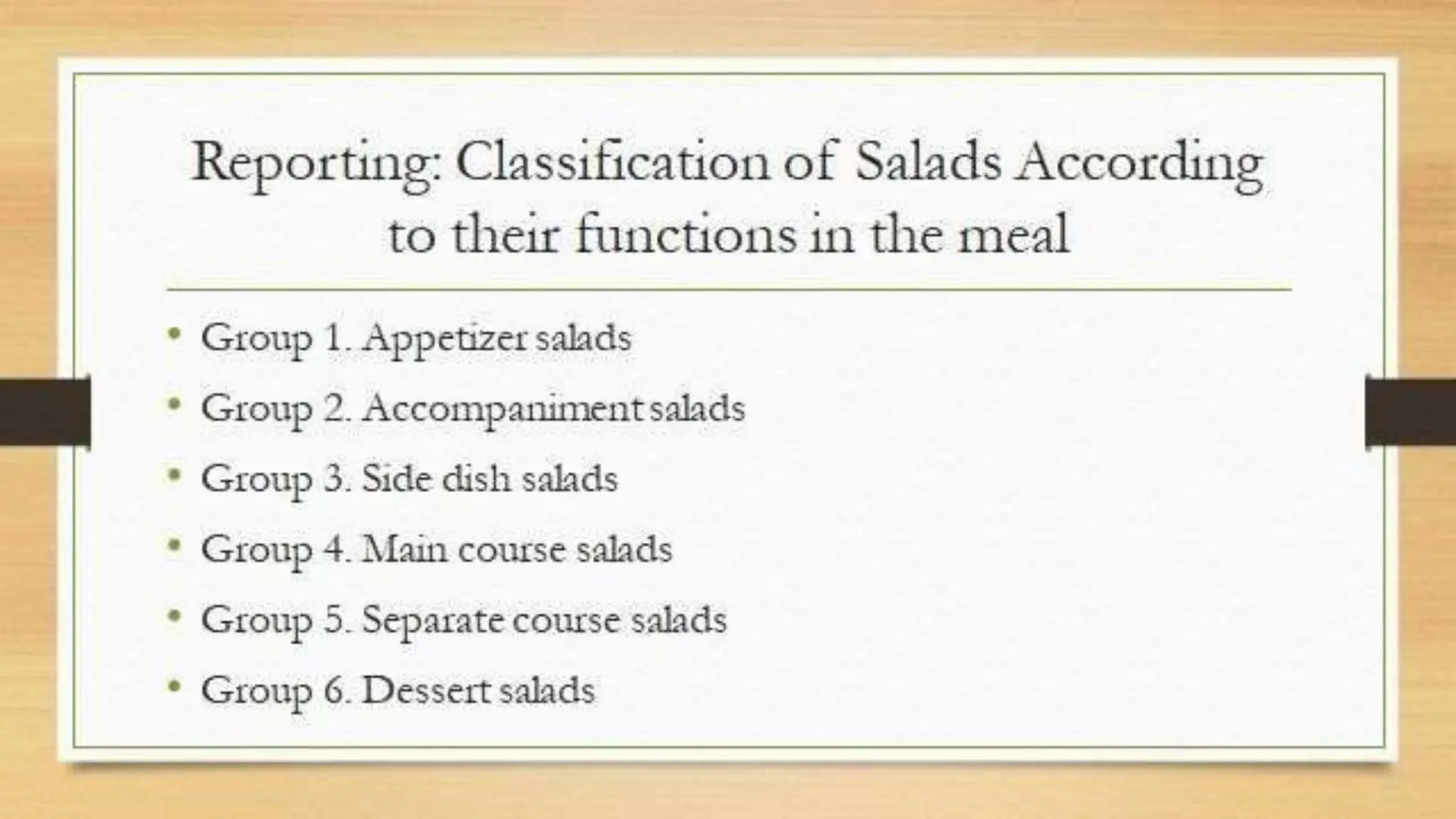 Salad classifications...............pptx