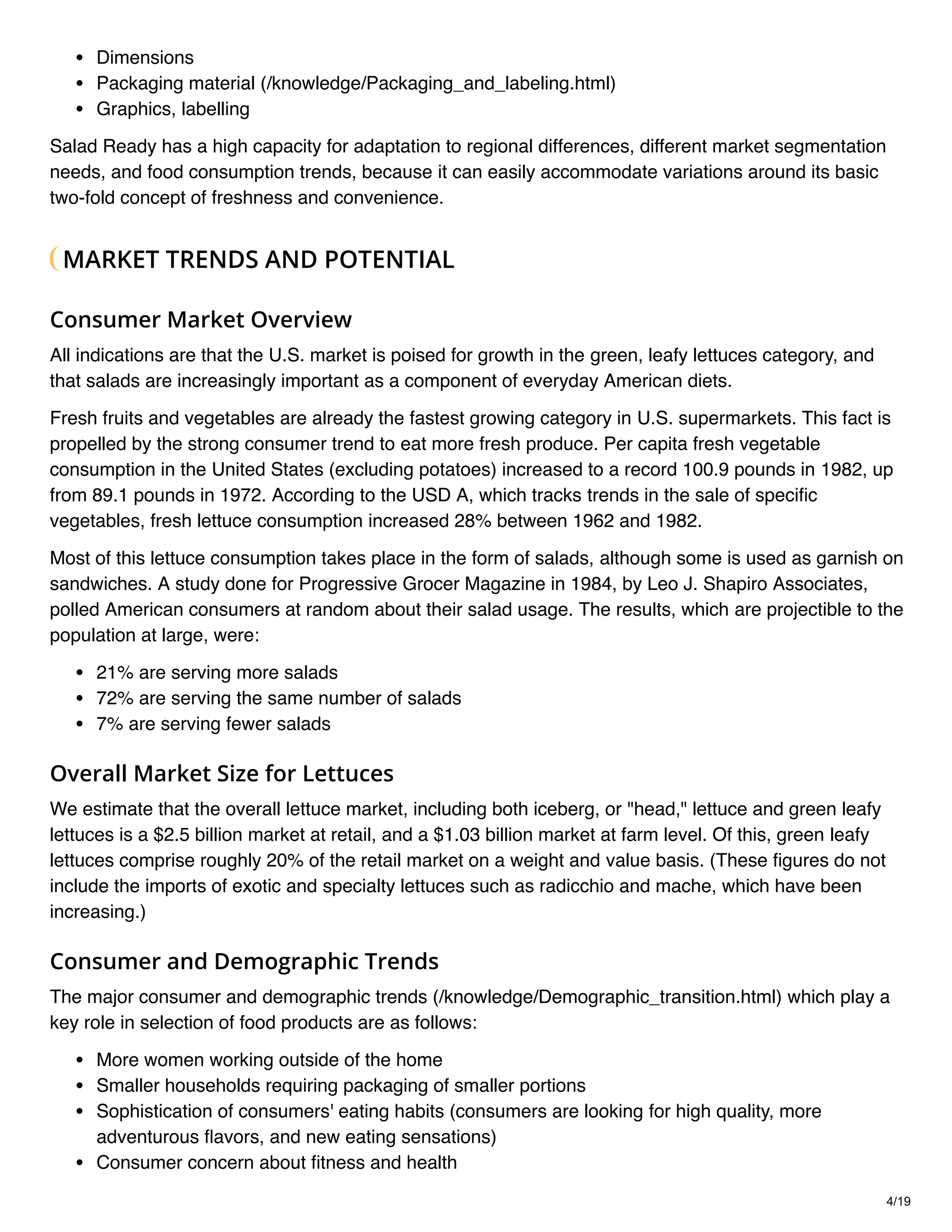Salad Packaging Business Sample Plan | PDF