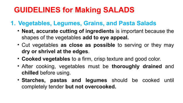 salad ppt g9 - 2.pptx, quarter 2 topic in grade 9 | PPT