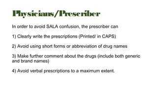 SALA Drugs in India | PPT