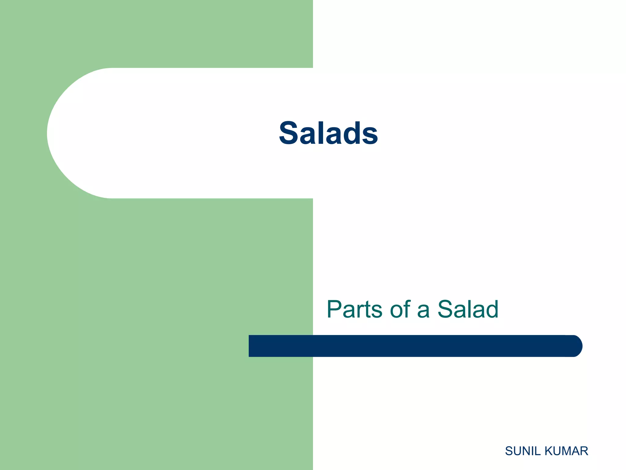Salads | PPT