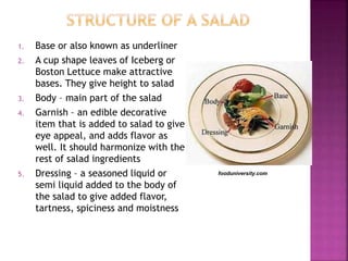 Salads and salad dressings | PPT