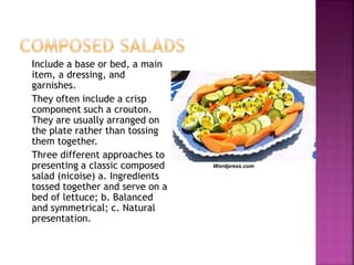 Salads and salad dressings | PPT
