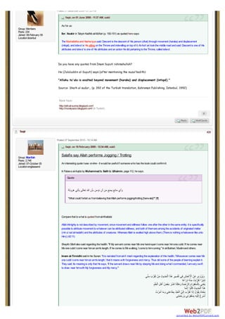 Salafi Creed Vs Sunni Creed Part 2 | PDF