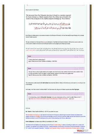 Salafi Creed Vs Sunni Creed Part 2 | PDF