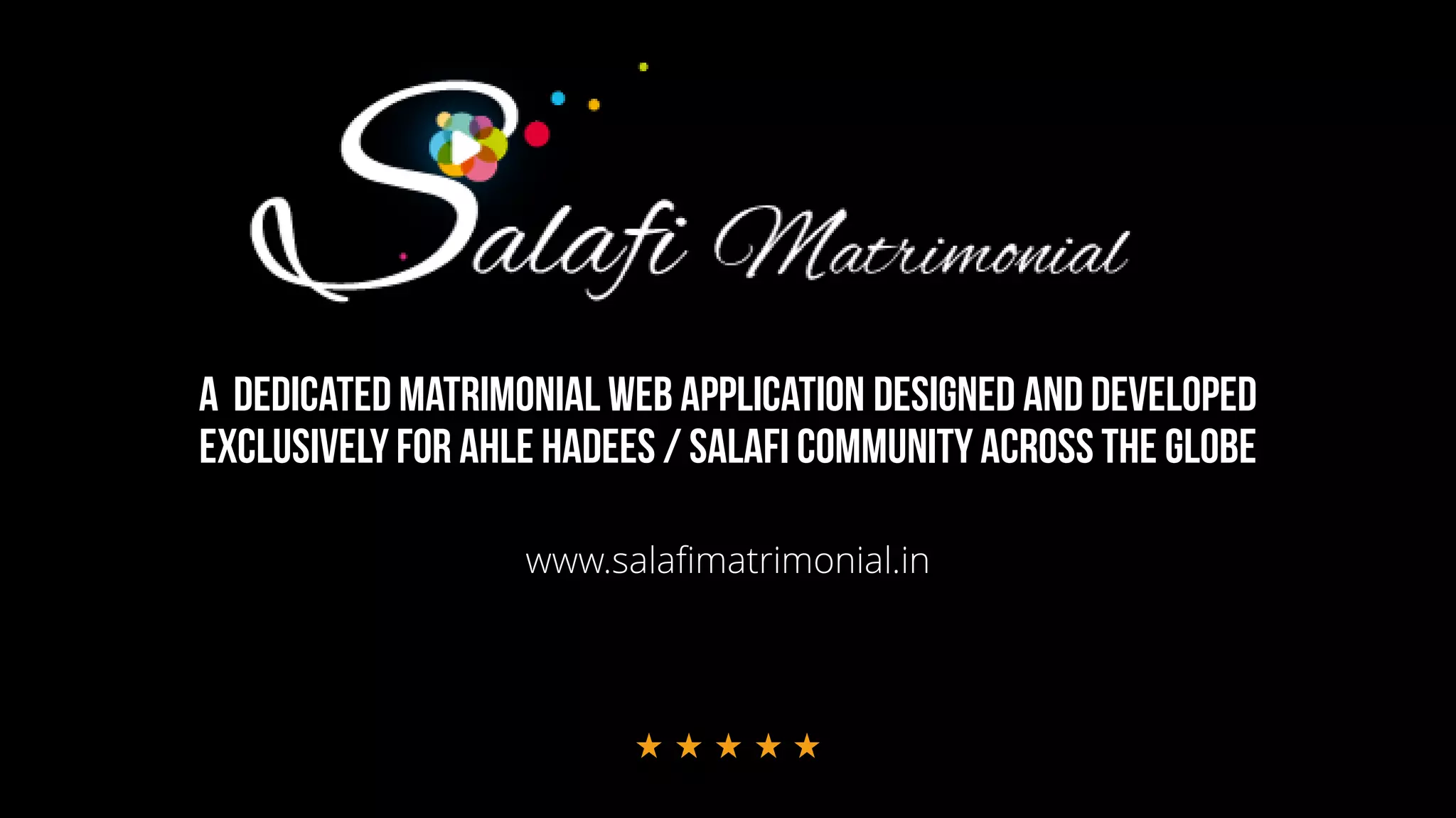Salafi matrimonial website features | PPT